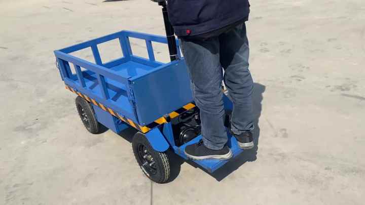 Heavy Duty Cargo Trolley - Efficient Electric Platform