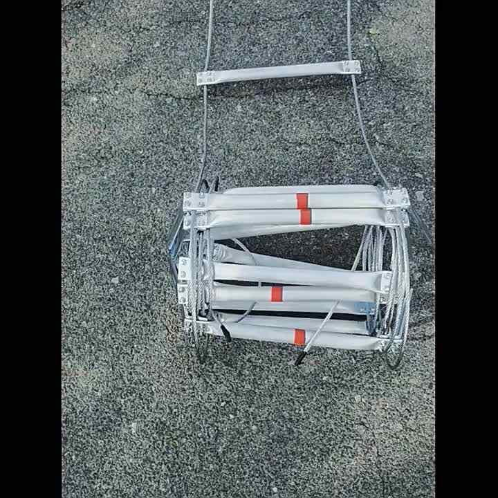 High-Altitude Operation Aluminum Alloy Fire Escape Ladder Soft Fire ...