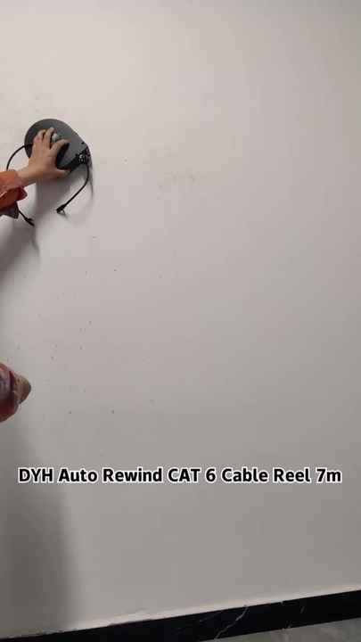Network Cable Reel Auto Rewind - 50000 Retracting Life