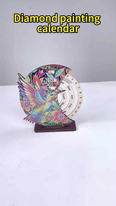 2026 Calendar Diamond Painting Kit Pretty Horse DIY 5d Diamond Art Desk ...
