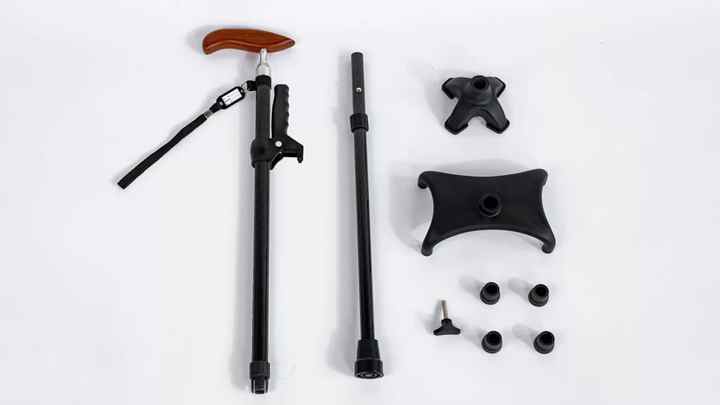 All-Terrain Carbon Fiber Folding Cane for Men Women Heavy 100KG Bearing ...
