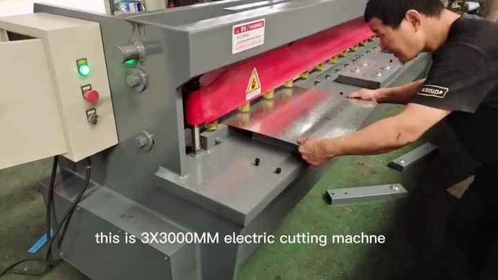 Q11 Small Electric Shearing Machine Stainless Steel Sheet Cutting ...