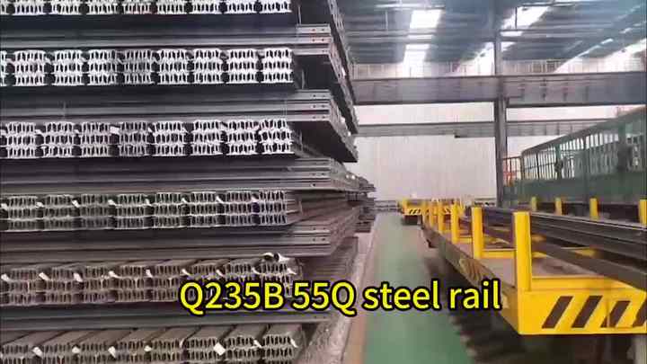 Crane Rail Steel Track QU70 QU80 QU100 KR Standard for Port Machinery ...
