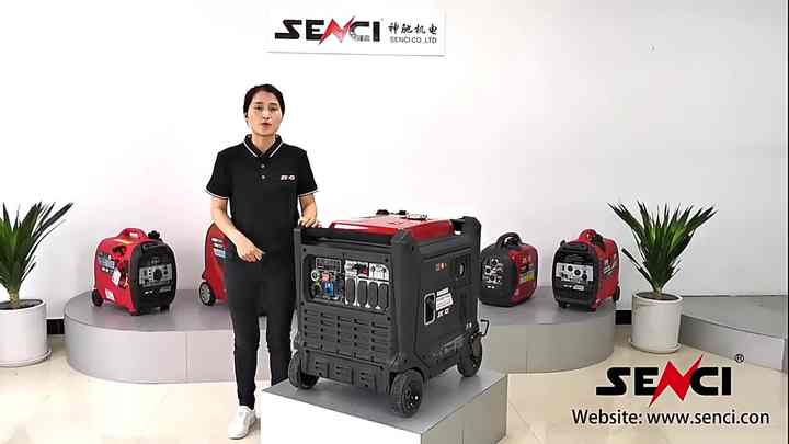 Senci Silent Gasoline Generators 5KW 5.5KW Inverter Generator Portable ...