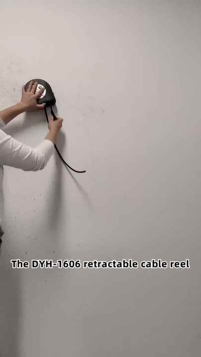 Single Side Pull Out Retractable Mechanism Mini Cable Reel
