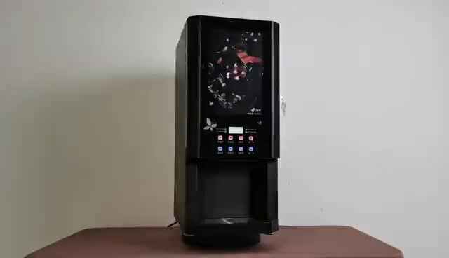 Three Flavors Hot and Cold Double Temperature Instant Coffee Machine ...