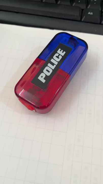 Traffic Guide Night Patrol Light Rotation Clip Strobe Warning Lamp LED ...
