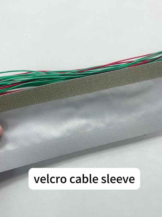 Fireproof Waterproof Wire Insulation Sleeves PVC Self-adhesive velcro ...