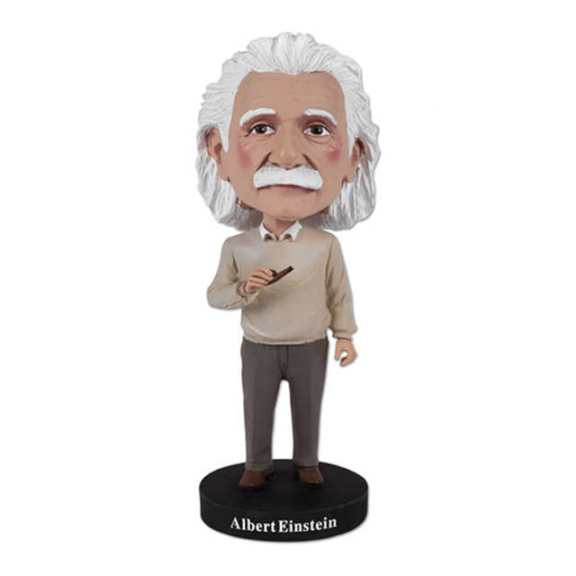 Resin Famous People Figurine - Decorative Bobblehead Toy