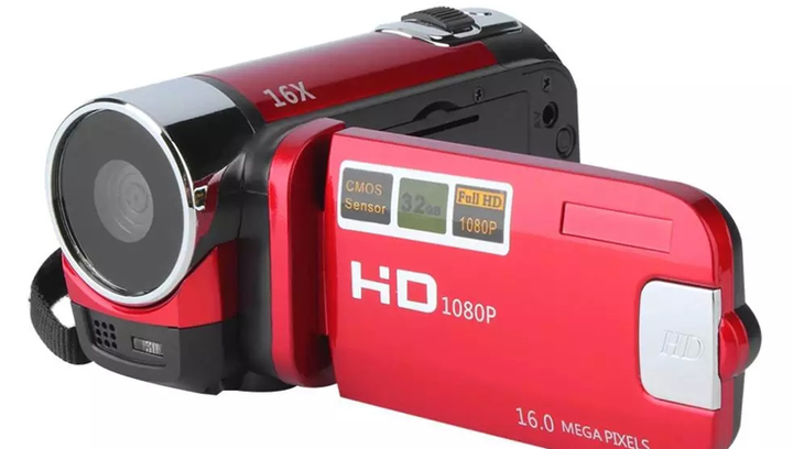 Professional Video Camera D100 DV Cam - FHD 1080P, 16MP, 2.7" Screen ...