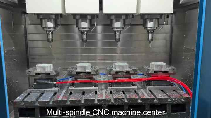 Industrial 5 Axis Multi Spindle CNC Milling Machine Vertical Machining ...