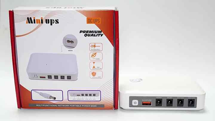 Portable Mini Power Bank UPS Output POE (15V/24V 1A)DC 5V/9V/12V/15V ...