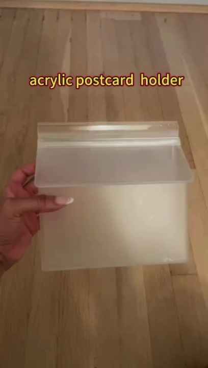 Wall Mounted Clear Acrylic Display Box with Lid - Ecofriendly