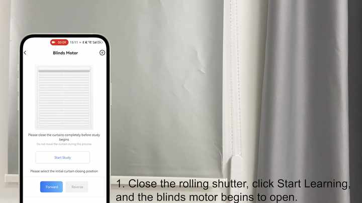 SIXWGH Tuya Smart Outdoor Rolling Shutter Curtain Robot Home Automatic ...