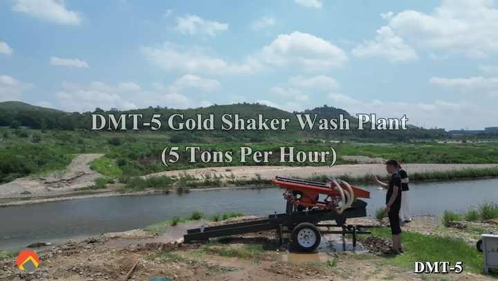 Portable Remote Control 5 Tons Per Hour Patented Gold Washing Machine ...