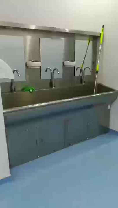 Ginee Medical Induction Foot Pedal Hand Wash Sink - Stainless Steel ...