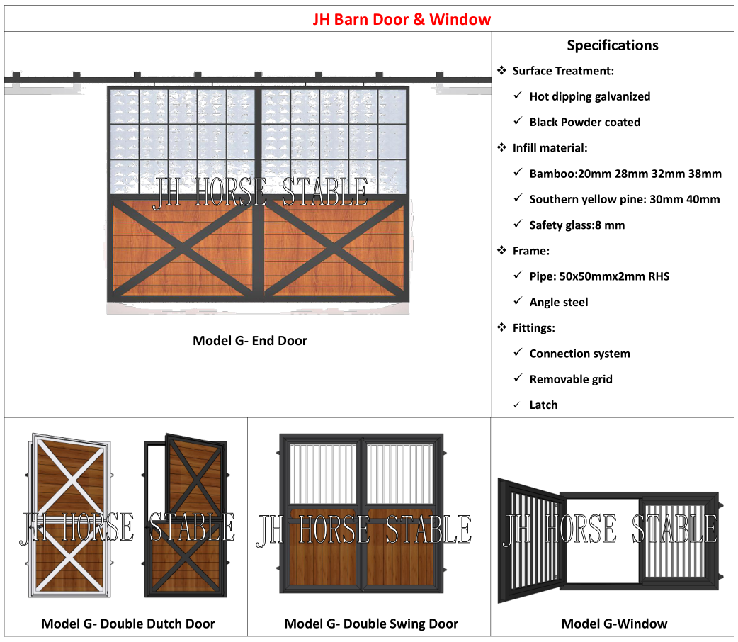 Mobile Modular Equine Products Side Panel Partitions Dividers Horse Portable Stables