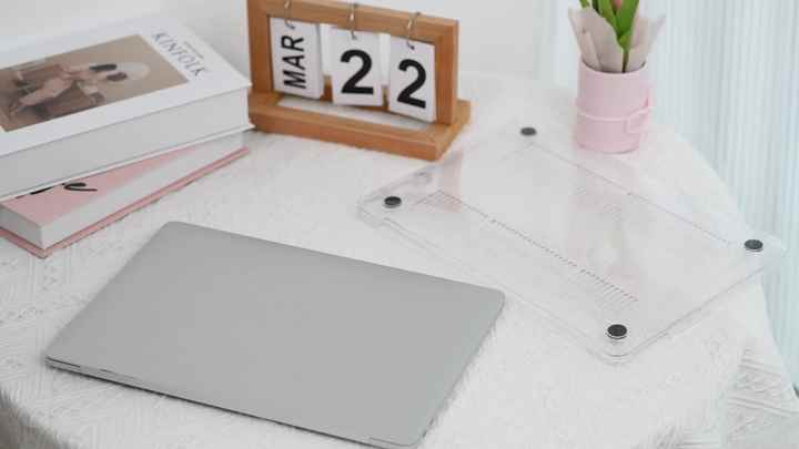 Crystal Clear Plastic Hard Shell Laptop Case Cover for Macbook Air 13 ...