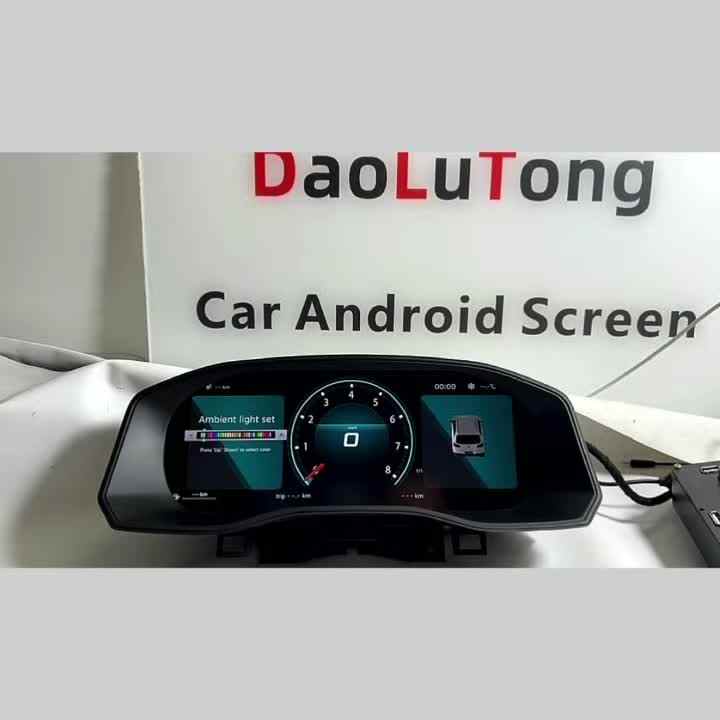 Car Digital Dashboard for VW Golf 5 2004-2009 Compatible with Carplay ...
