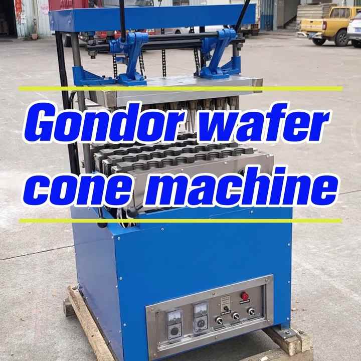 Manual Automatic Icecream Waffle Wafer Bake Maker Commercial Mini Mold ...