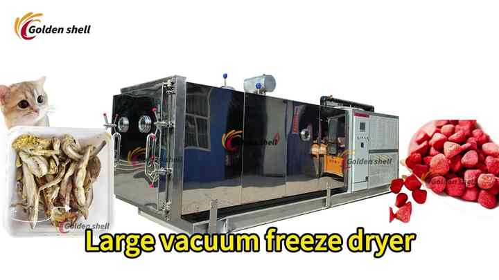 Industrial Seafood Freeze Drying Line for Fish Fillets Crab Meat and ...