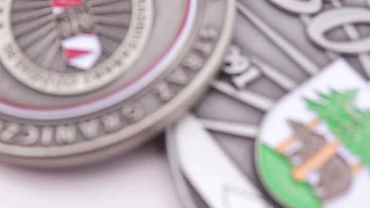 Custom 3D Challenge Coin - Double Sided Design & Plating