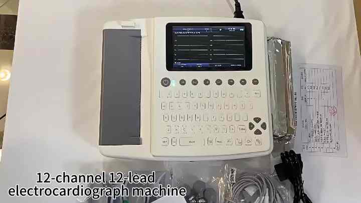 ECG-3350 Express 12 Channel Resting Electrocardiograph Ecg Machine ...
