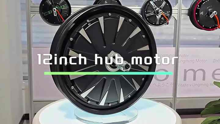 12 Inch 900W Electric Vehicle High-power Brushless Hub Electric Motor ...
