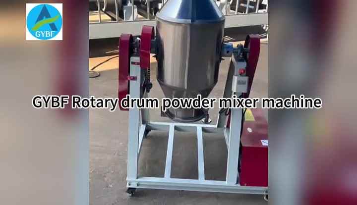 2025 Useful Drum Dry Powder Mixing Mixer Stainless Steel Chemical Feed ...