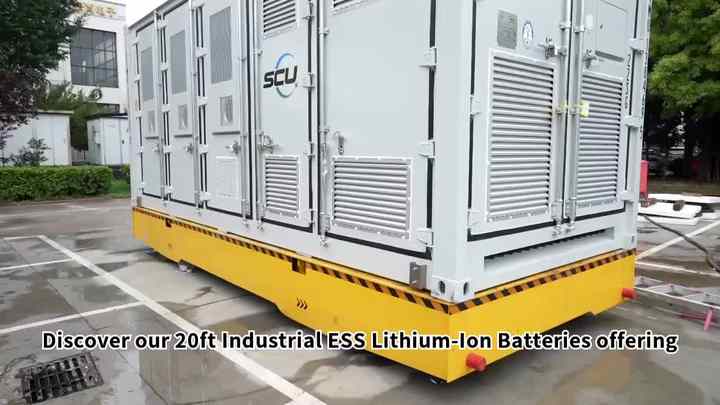 Containerized Bess 500kWh 20ft/40ft LiFePO4 Solar Battery Storage ...