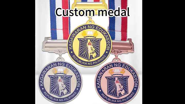 Unique Plated DepEd Medal for Filipino Student Excellence & Educational ...