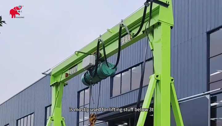 Warehouse a Frame Gantry Crane 200kg 300kg 500kg 1 Ton 2 Ton 3 Ton 5 ...