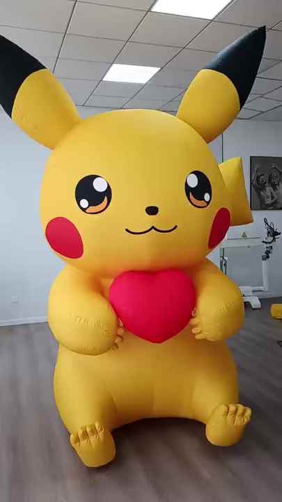 Personalized Cute Pikachu Inflatable Advertising Model Giant PVC ...