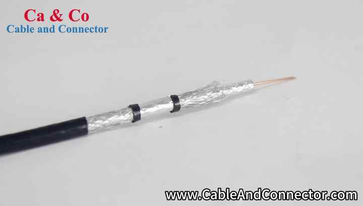Wholesale Direct Burial CCS Coax Cable RG6 Quad Shielded Coaxial Cable ...