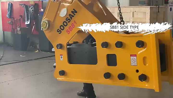 Hydraulic Breaker SQ80 Box Type Silence with auto grease system & anti ...
