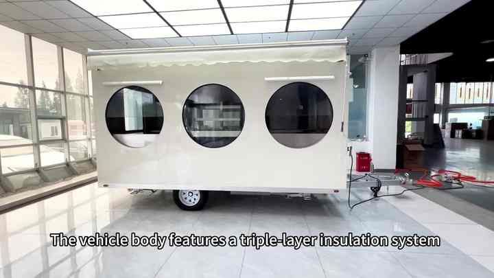 Customized Mobile Restaurant - Solar Powered Food Truck