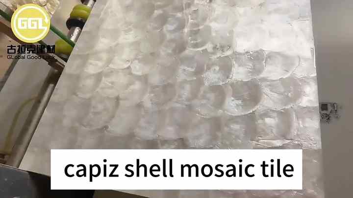 Nature Capiz Shell Mosaic Tile for Home Decoration and Diy Furniture ...