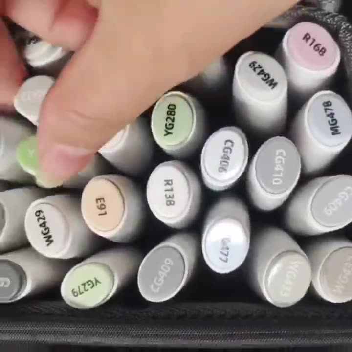 IERS Premium Art Acrylic Paint Markers Vibrant Colors Waterproof Dual ...