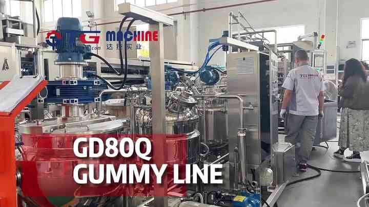 TG Machine Automatic Industrial Gummy Machine - 150-600kg/h, Filled ...