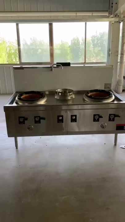 VICTORY KITCHEN Stainless Steel Double Burner Gas Cooktop Outdoor ...