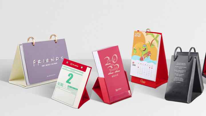 Custom 2026 Desk Calendar Binding Ring Table Calendar