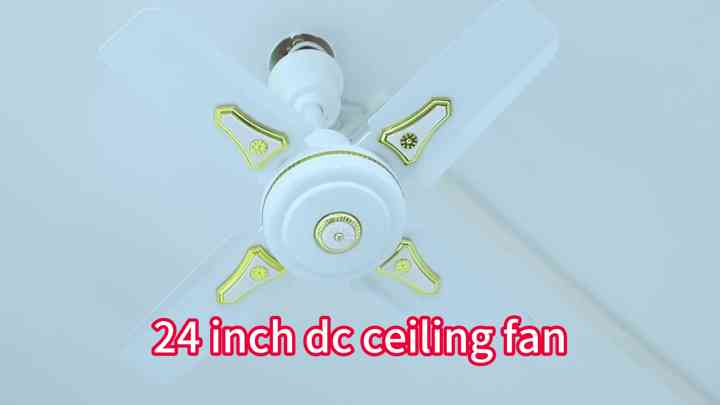 SENBI BLDC Motor 24 Inch ACDC Solar Ceiling Fan With Remote Control ...