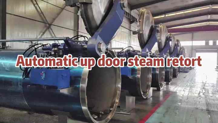 ZLPH Automatic up Door Steam Retort Autoclave Canned Food Autoclave ...