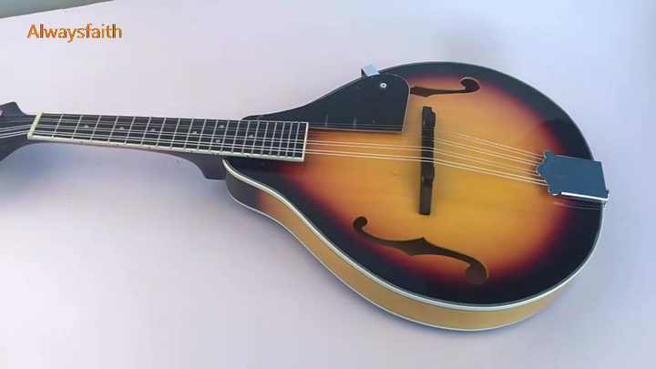 F Shape Plywood Mandolin - High Quality String Instrument