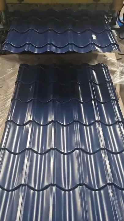 Prime Quality Color Aluzinc Brown Roof Corrugated Steel Sheets PPGI ...