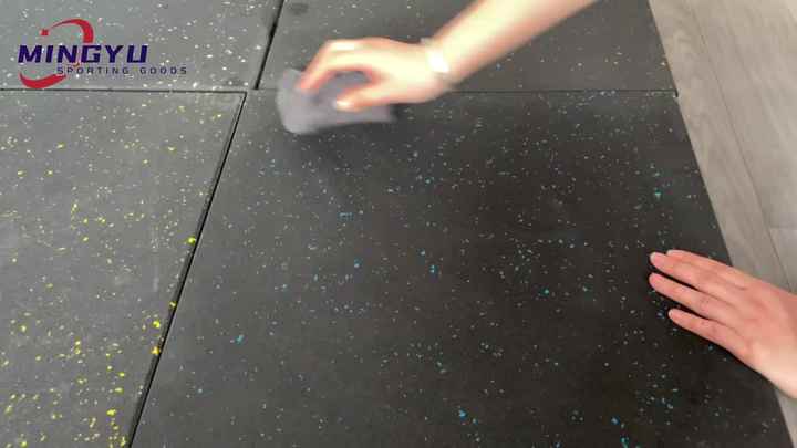 Outdoor Safety EPDM Colored Rubber Mat Flooring 15-30mm Thick