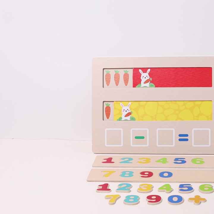 Rabbit Carrot Addition and Subtraction Calculation Board Build Number ...