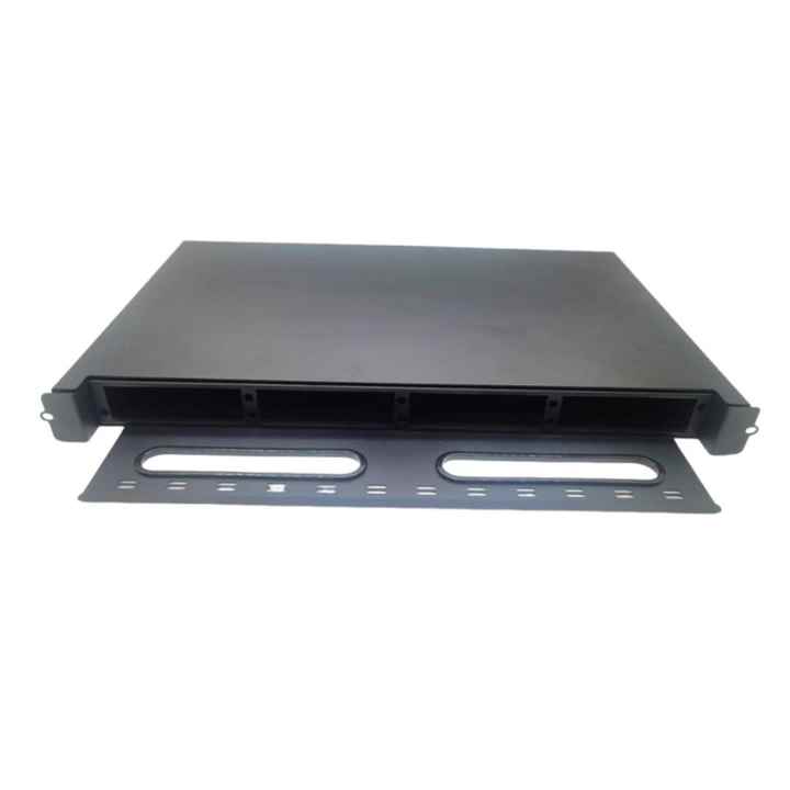 Rack Mount 1U 2U 4U Black MPO - LC fiber optic MPO patch panel Cold Rolled Steel Plate Material ...