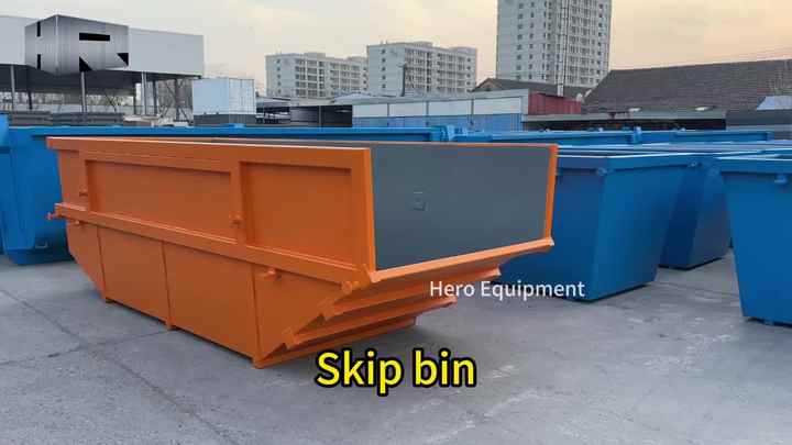 Heavy Duty Industrial Skip Bin Dumpster Carbon Steel Waste Management ...