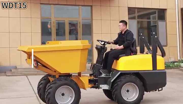 Chinese off Road Articulated Tipper 4WD Mini Dumper Truck 4x4 ...